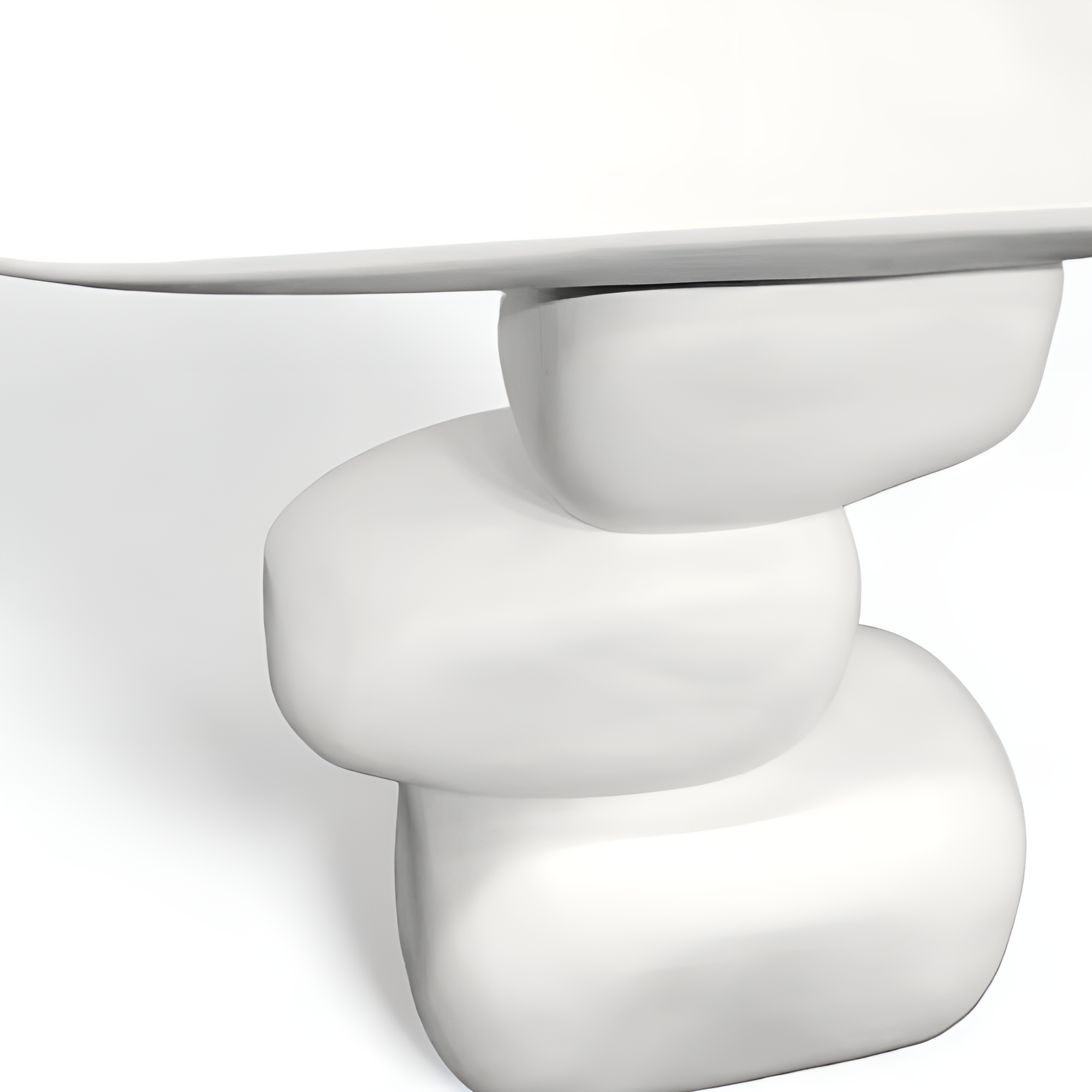 STONE CONSOLE TABLE WHITE – ENT furniture